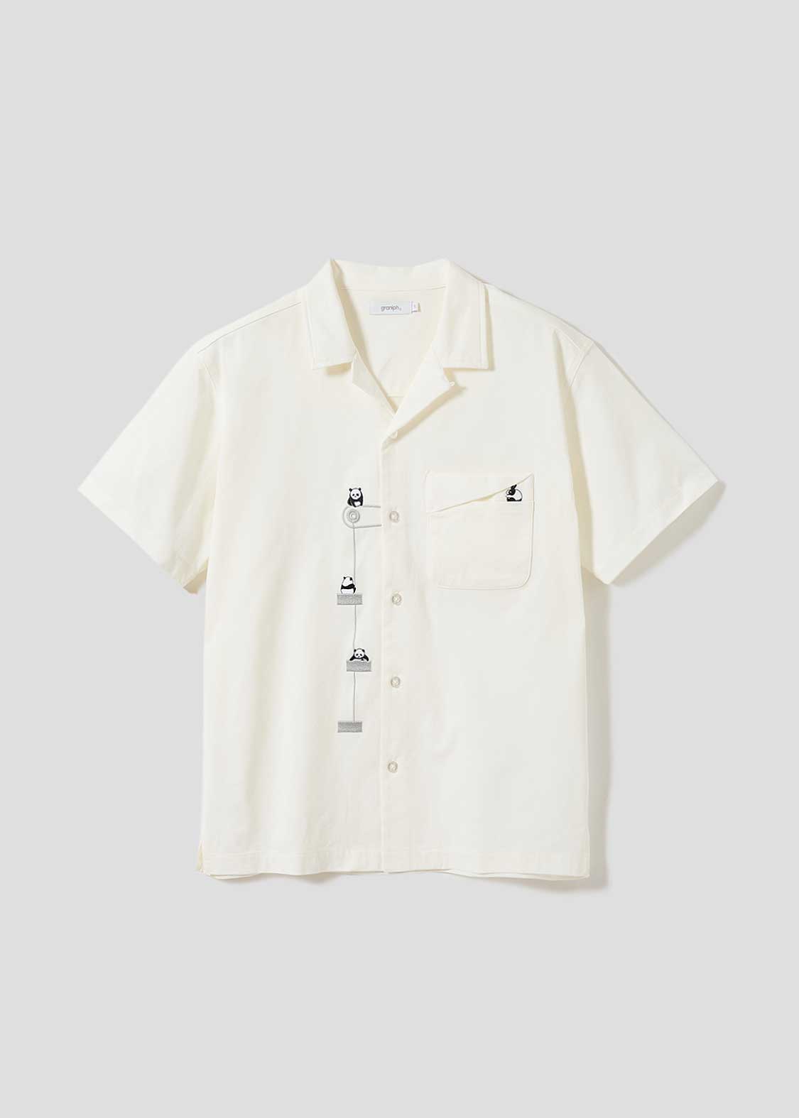 Dry Open Collar Short Sleeve Shirt (Rolling Pandas Factory) – Via Artists